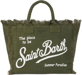 Saint Barth Femme, Sacs, Vert, Taille: ONE Size Vanity Tote Bag