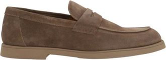Doucal's Braune Suede Penny Loafer Schuhe - - Shoes - Herren - Braun - 40 EU