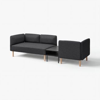 IKEA LILLEHEM 3er-Sitzelement mit Ablage