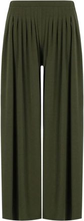 Max Mara Femme, Pantalons, Vert, Taille: 38 FR Cicala Cropped Pantalons