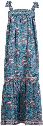 Louise Misha Robe longue &agrave; imprim&eacute;