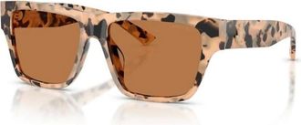 Jimmy Choo London Femme, Accessoires, Brun, Taille: 54 MM Square Lunettes de soleil