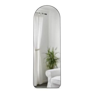 Umbra Hubba Arched - Miroir en pied cintré H 157cm laiton, Titane