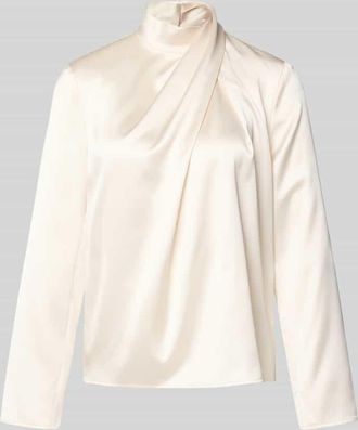 Jake*s Regular Fit Bluse mit Stehkragen in langärmeligem Design