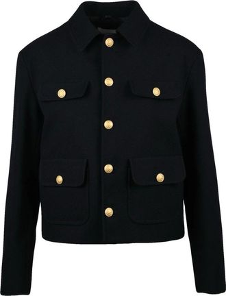 Circolo 1901 Femme, Vestes, Bleu, Taille: 38 FR Giacchettino Jacket