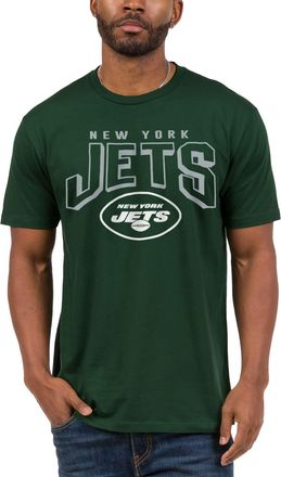 Junk Food Clothing x NFL - New York Jets - Bold Logo - Unisex Adult Short Sleeve Fan T-Shirt for Men and Women - Size XX-Large