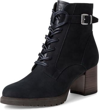 Tamaris Femme Bottines, Dame Bottines,Bottillons,TOUCHit,Botte,Demi-Botte,Bootie,Plat,Navy,37 EU
