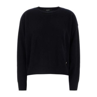 Versace Midnight Blue Wool Blend Sweater - - Knitwear - Damen - Blau - XS