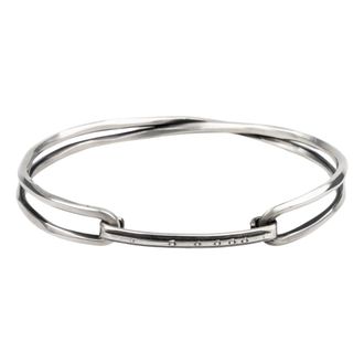 Werkstatt M&uuml;nchen unisex, Accessoires, Gris, Taille: M Bracelet jonc crois&eacute;
