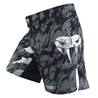 sotf Boxshorts f&uuml;r Herren, Training, Kampfshorts, MMA, BJJ, Shorts No Gi, Grau mit Tasche, X-Klein