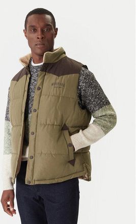 Mustang Jeans Mustang Weste Dublin 1016901 Grün Regular Fit