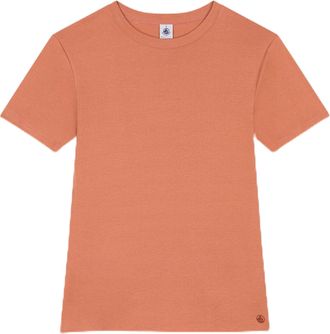 Petit Bateau Damen Kurz&auml;rmeliges T-shirt, Rosa Sienna, XXS