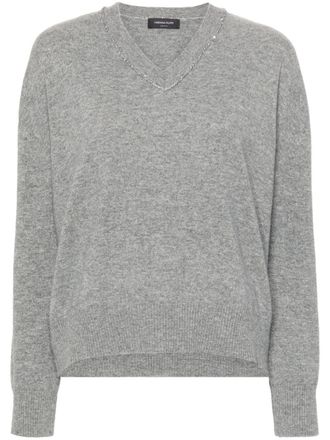 Fabiana Filippi pull &agrave; sequins - Gris