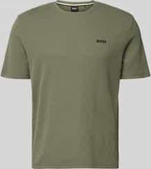 HUGO BOSS Regular Fit Pyjama-Oberteil aus Baumwoll-Mix Modell WAFFLE