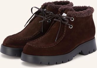 H&ouml;gl Schn&uuml;rboots braun