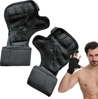 Generic Gymnastikhandschuhe f&uuml;r Damen, Trainingshandschuhe, Cross-Trainingshandschuhe, atmungsaktive Silikon-Polsterung, anliegend, rutschfeste &Uuml;bungshandschu