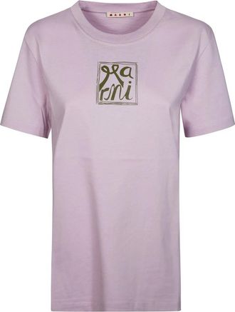 Marni Femme, Tops, Rose, Taille: 36 FR T-Shirt MM Girocollo