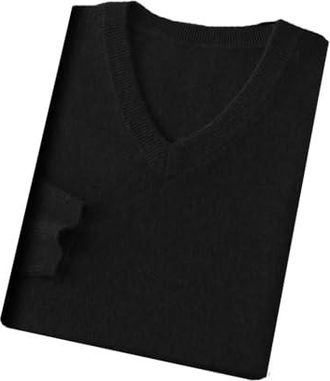 Generic Pull en cachemire doux pour homme - Col en V classique - Pull tricot&eacute; - Pull d&eacute;contract&eacute; et chaud, Nouveau5, XXL