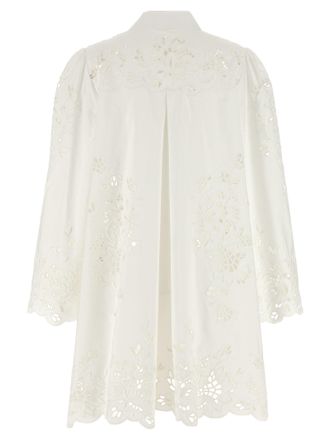 Dolce & Gabbana Womens White Cotton Short Dress