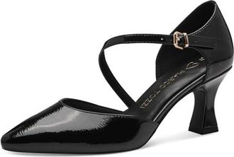 Marco Tozzi Shank Open Pump 2-24412-43 Chaussures pour Femme Escarpins, Imprimé Noir, 40 EU
