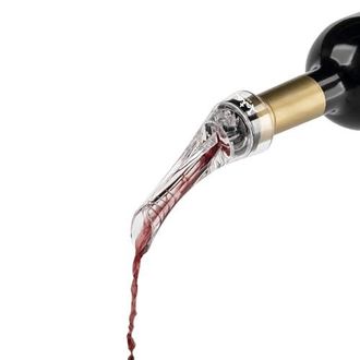 Jata HOGAR HVIN2314 Weindekanter, Flaschenbelüfter für Wein, Geschmacks- und Geruchsstärke, auslaufsicher, einfache Reinigung, praktisches Design, Maße: 16