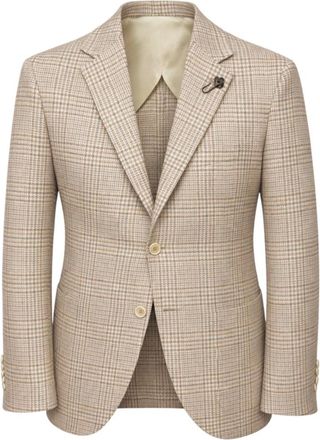 Lardini Homme, Costumes, Beige, Taille: 3XL Blazer &agrave; Carreaux