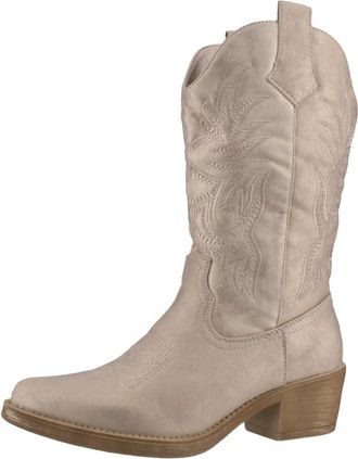 Elara Damen Stiefel Kunstleder DES957-1 L-Gold PU-37