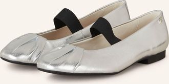 Paul Green Mary-Jane-Ballerinas silber