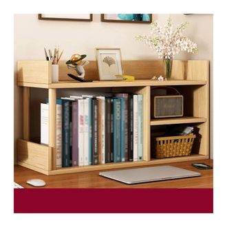 Generic Regale, B&uuml;cherregale, Schreibtisch-Organizer, Aufbewahrungsregal aus Holz, Schreibtischregal, kleiner Schreibtisch-Organizer, Tischregal f&uuml;r Ofi