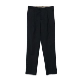Etro Wollhose mit Bundfalten - - Trousers - Herren - Blau - 2XL