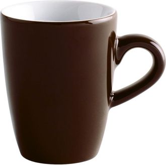 Kahla 574732A72605C Pronto Colore Espresso-Obertasse hoch 0,10 l chocolate brown|braune Espressotasse aus Porzellan