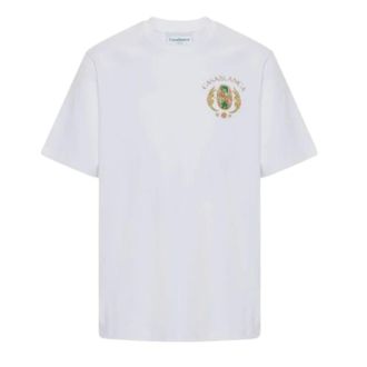 Casablanca Homme, Tops, Blanc, Taille: XL Casablanca T-shirts et Polos