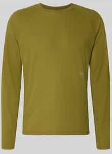Halo Longsleeve mit Label-Print Modell SORONA