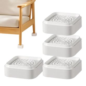 Generico M&ouml;belerh&ouml;hungen - H&ouml;he des Bettes, M&ouml;belbeinerh&ouml;hung, 4 St&uuml;ck, stapelbare quadratische Bl&ouml;cke, Sofa-Heber, tragbar, f&uuml;r Sofa