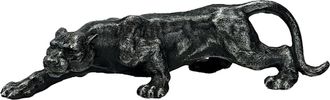 Generic Panther Cougar Attack Stance Gusseisen-Metall-Kunststatue, Skulptur, 41,5 cm
