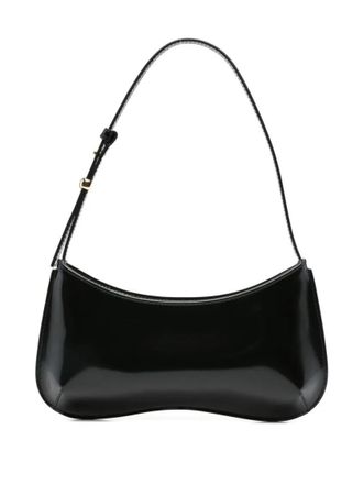 Jacquemus Hobo Bags - Glossy Small Shoulder Bag - Gr. unisize - in Schwarz - f&uuml;r Damen