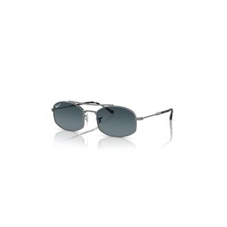 Ray-Ban Rb3719 Sonnenbrillen Gunmetal Fassung Blau Glas Polarisiert 51-20