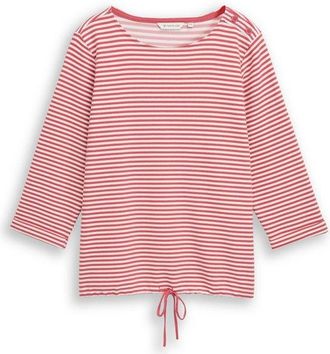 Tom Tailor 3/4-Arm-Shirt T-Shirt Plus Size - Langarmshirt mit Knopf-Details