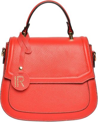 Isabella Rhea Rote Lederhandtasche