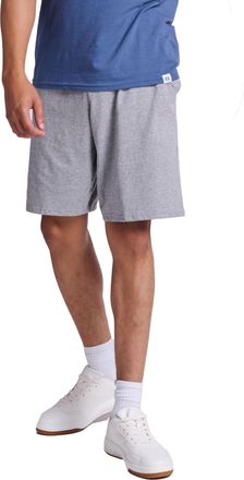 Russell Athletic Herren-Shorts aus Baumwolle mit Taschen, lockere Passform, 22,9 cm, Verstellbarer elastischer Bund, Größen S-4X, Oxford, 4X-Groß
