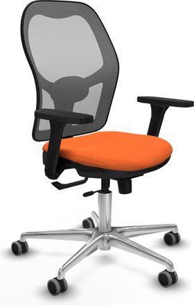 Piqueras y Crespo Home Office Jorquera Stuhl mit 3D-Armen, h&ouml;henverstellbare Lendenwirbelst&uuml;tze, ausgestattet mit Syncro/Traslack und eingespritztem Schaum. Mit Rollen 