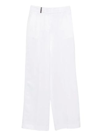 PESERICO pantalon &agrave; coupe droite - Blanc