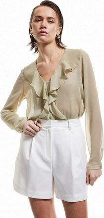 Koton Langarmshirt V-Kragen Lang&auml;rmelig Langarmshirt