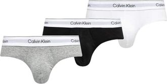 Calvin Klein 3er Pack Slip Grey Heather, White, Black LV00NB4388, Color: Grey Heather, White, Black - Size: M, Einheitsgr&ouml;&szlig;e