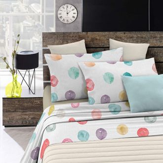 Italian Bed Linen Fashion Bettw&auml;sche-Set, Mikrofaser, Balloon, Einzelbett