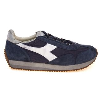Diadora Homme, Chaussures, Bleu, Taille: 46 EU Heritage Equipe Canvas