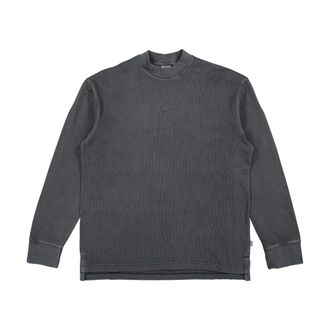 Nike Style Essentials Washed Langarmshirt - - Sport - Herren - Grau - XL