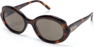 Loewe Schmale Sonnenbrille - - Accessories - Damen - Braun - 54 MM