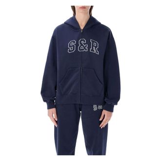Sporty & Rich Damen, Sweatshirts & Hoodies, Blau, MGr&ouml;&szlig;e
