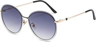 Generic Lunettes de soleil à monture ronde sans monture, lunettes décoratives de vacances en plein air pour hommes et femmes (couleur : A, taille : moyen) 202